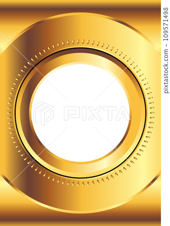 Circular golden/gold background illustration... - Stock Illustration ...