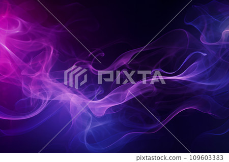 Glowing pink and blue smoke fog with side... - Stock Illustration ...