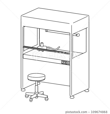Clean bench line drawing - Stock Illustration [109674868] - PIXTA