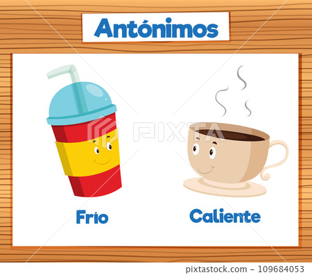 Spanish Language Education: Frio and Caliente... - Stock Illustration ...