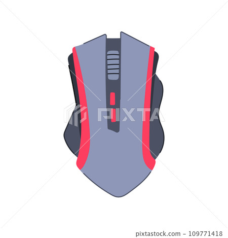 modern game mouse cartoon vector illustration - Stock Illustration ...