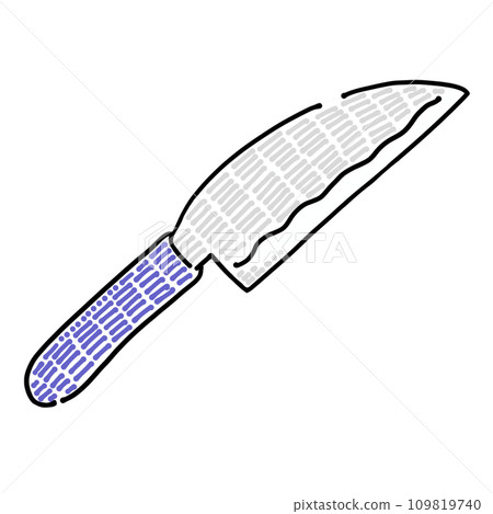 Loose simple knife single item - Stock Illustration [109819740] - PIXTA