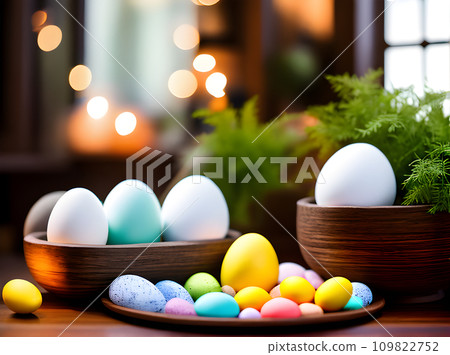 Egg Easter detail cozy focus quality. - Stock Illustration [109822752 ...
