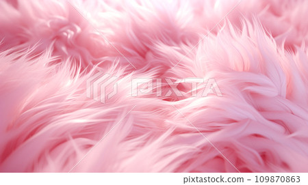 Fluffy pink fur enlarged background "AI... - Stock Illustration ...