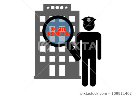 On-site inspection - Stock Illustration [109911402] - PIXTA