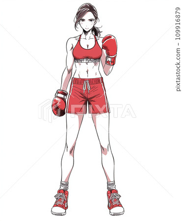 Anime Girl Boxer Knocked Out