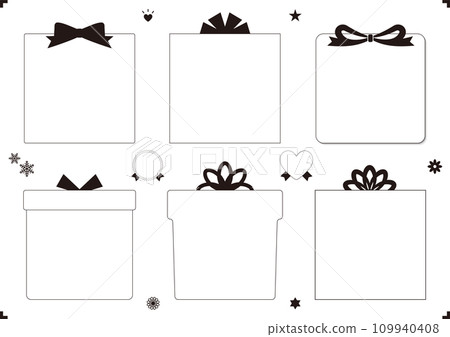 Present box type frame set gift box - Stock Illustration [109940408 ...