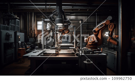 Factory/Automation/Programming that works with... - Stock Illustration ...