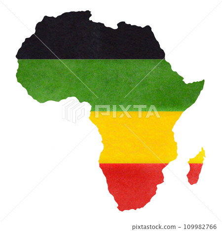 Africa Outline Color