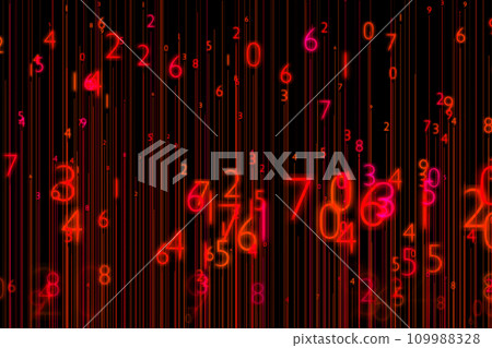 Numbers Random Numbers Random Enumeration CG... - Stock Illustration ...