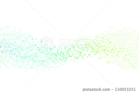 particle wave background - Stock Illustration [110053251] - PIXTA