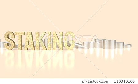 The staking text refers to the process of... - Stock Illustration ...