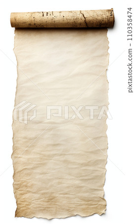 Old and tattered blank parchment AI image - Stock Illustration ...