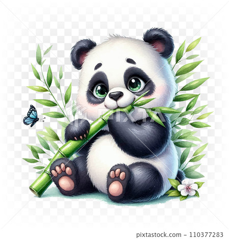 Cute Chibi Panda Bear