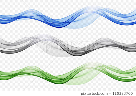 Abstract wave on a transparent background. Wave... - Stock Illustration ...