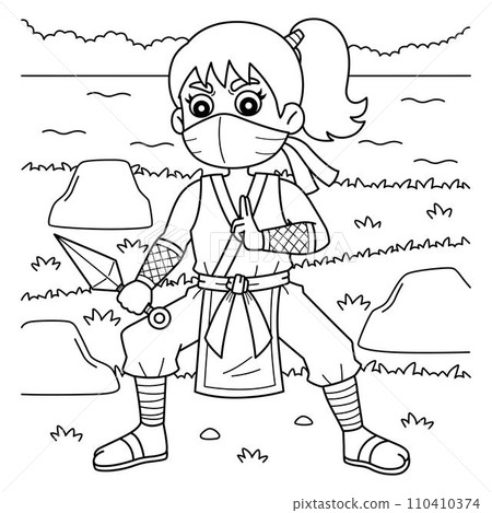 Easy Ninja Coloring Pages Martial Arts Coloring Pages (Free Print)