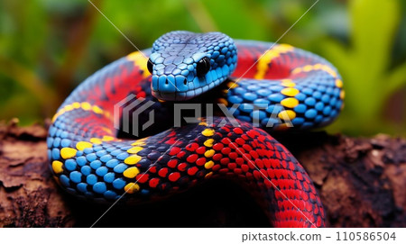 Blue And Red Snake Over 100 Venomous Snakes Removed From Australia