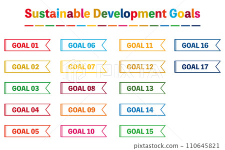 SDGs 顏色標題標籤集-插圖素材 [110645821] - PIXTA圖庫