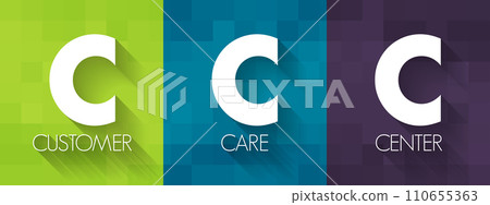 CCC - Customer Care Center acronym, business...-插圖素材 [110655363] - PIXTA圖庫