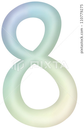 Hindu Arabic numerals number 8 - Stock Illustration [110779275] - PIXTA