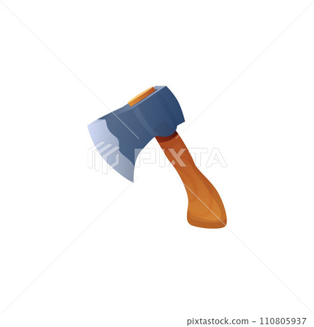 Axe game design UI element flat style, vector... - Stock Illustration ...