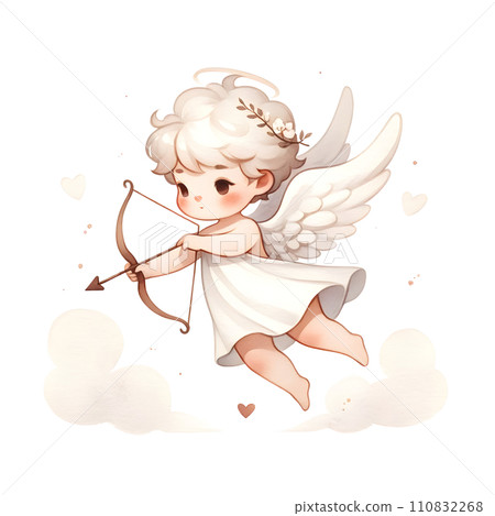 Cute Cupid - Stock Illustration [110832268] - PIXTA