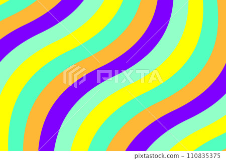 Colorful striped curve seamless pattern - Stock Illustration [110835375 ...