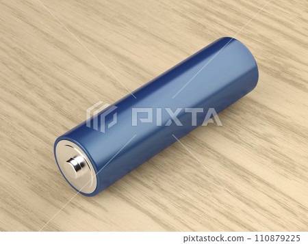 Battery on wood table - Stock Illustration [110879225] - PIXTA