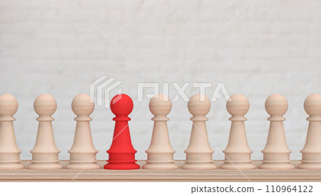 The chess for hr or human resources concept 3d... - Stock Illustration ...