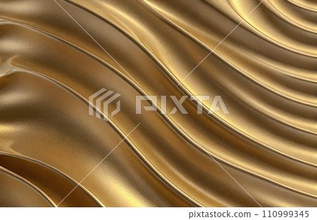 Gold wave texture - Stock Illustration [110999345] - PIXTA