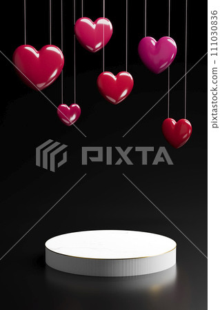 Various heart shapes to convey love with your...-插圖素材 [111030836] - PIXTA圖庫