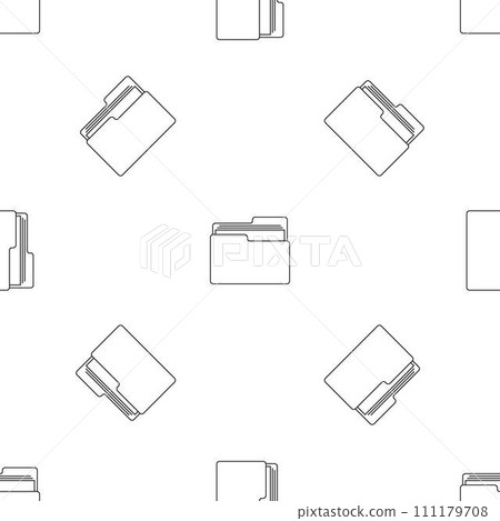 File folder pattern seamless vector repeat... - Stock Illustration ...