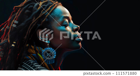 AI-generated reggae portrait - Stock Illustration [111571880] - PIXTA