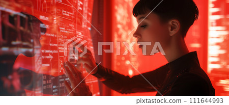 red neon science - Stock Illustration [111644993] - PIXTA