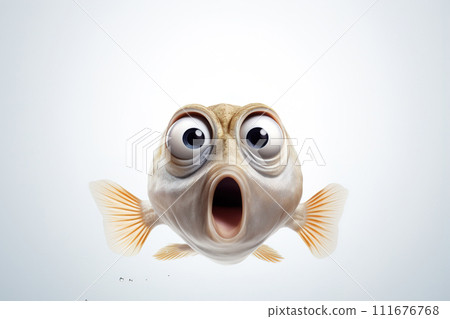 Worried Fish Cartoon