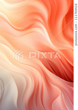 Peach coral abstract background in the form of... - Stock Illustration ...
