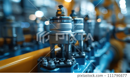 AI-generated content. Precision Engine Parts:... - Stock Illustration ...