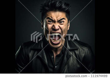 A man roaring (angry) - Stock Illustration [111974499] - PIXTA