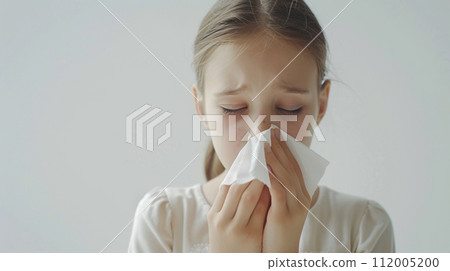 Girl biting his nose - Stock Illustration [112005200] - PIXTA