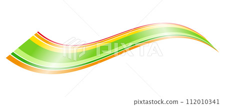Energetic wave of positive flow. Colorful... - Stock Illustration ...