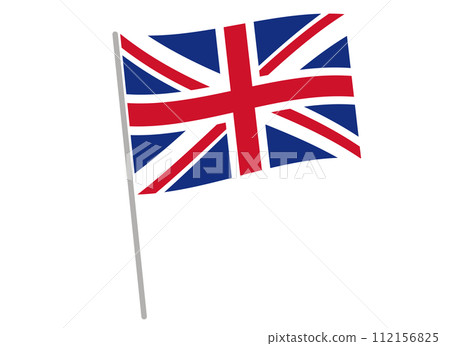 Flapping British Flag - Stock Illustration [112156825] - PIXTA
