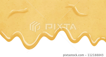 yellow sweet sticky fluid dripping down... - Stock Illustration ...