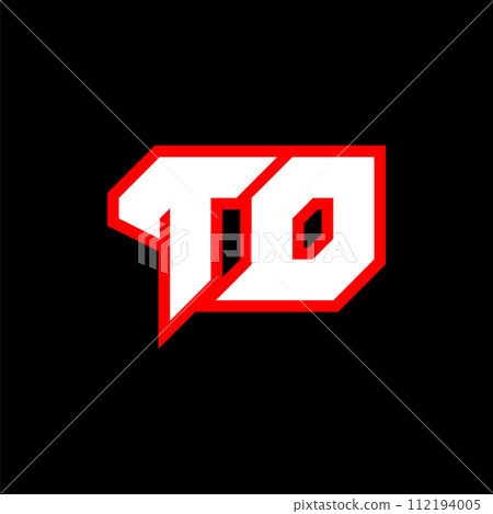TD logo design, initial TD letter design with... - Stock Illustration ...