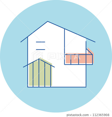 Icon 3 colors Allowance Housing allowance - Stock Illustration ...