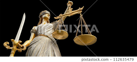 Blindfolded Goddess of Justice Holding Law... - Stock Illustration ...
