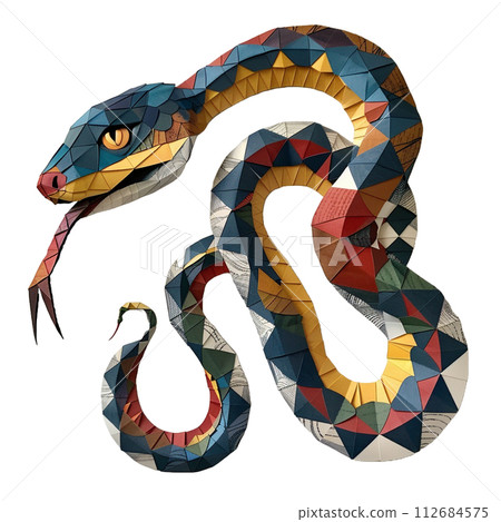 Snake zodiac illustration - Stock Illustration [112684575] - PIXTA