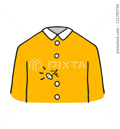 Shirt with buttons coming off - Stock Illustration [112795756] - PIXTA
