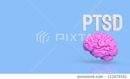 The Brain and ptsd text for health or sci...-插圖素材 [112878582] - PIXTA圖庫