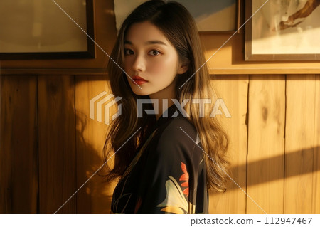 美女“AI生成圖像”-插圖素材 [112947467] - PIXTA圖庫