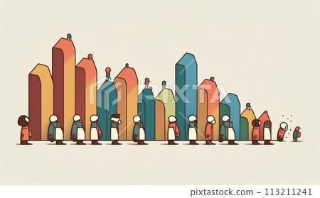 Rapid population decline due to declining... - Stock Illustration ...